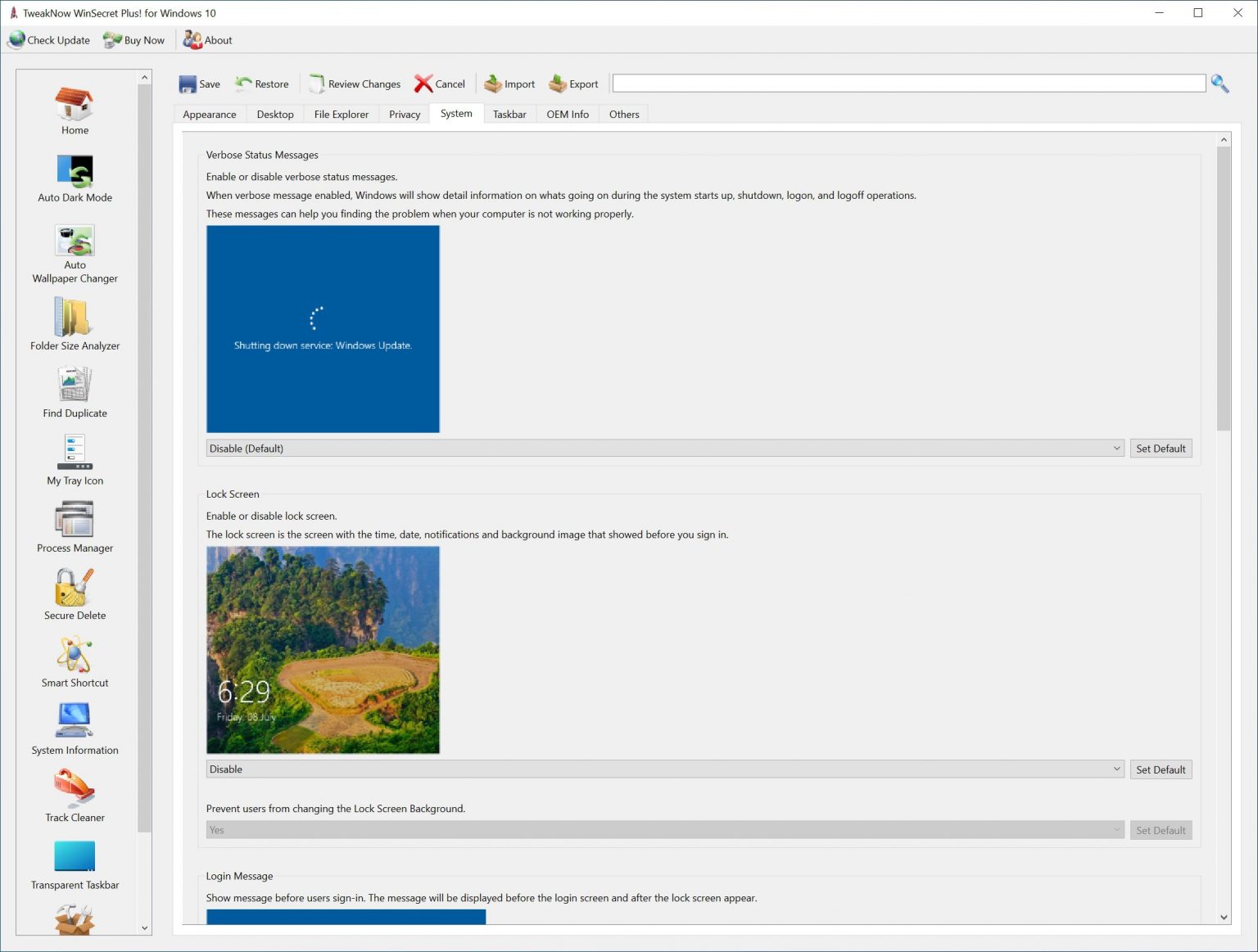 Instaling TweakNow WinSecret Plus! for Windows 11 and 10 4.9.6 - tszamn